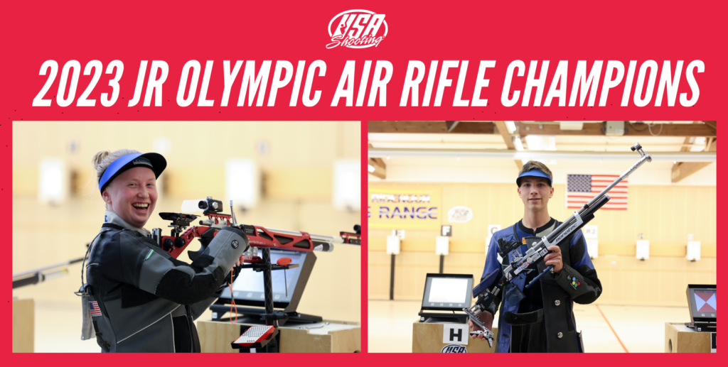 Leppert and Peiser Named 2023 Junior Olympic Air Rifle Champions | USA ...